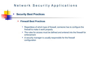 Network Security Tools and applications | PPT