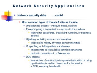 Network Security Tools and applications | PPT
