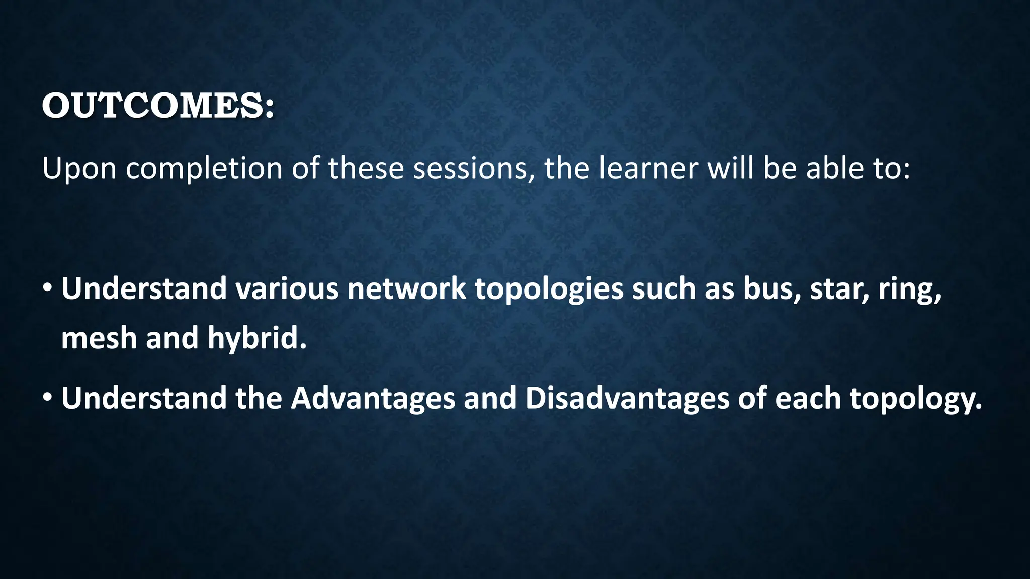 Network Topologies Various Topologiespptx Computer Networking Computing