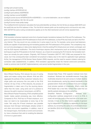 Whitepaper: Network transitioning from IPv4 to IPv6 Document - Happiest Minds | PDF