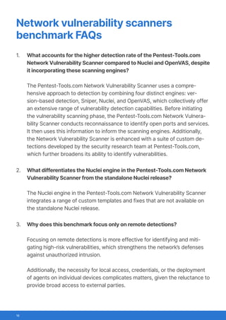 Benchmarking our Network Vulnerability Scanner | PDF