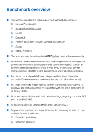 Benchmarking our Network Vulnerability Scanner | PDF