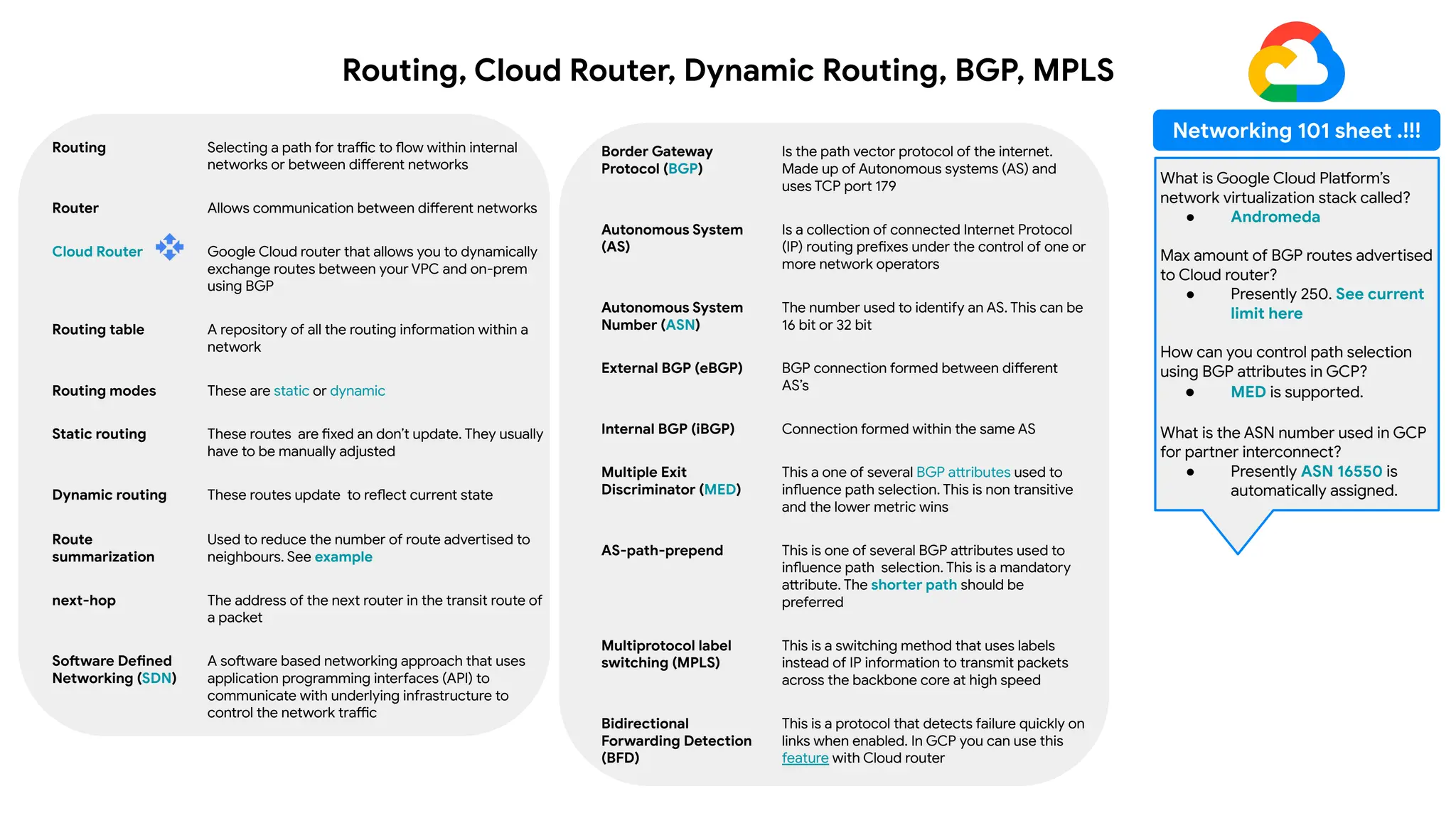 Google Cloud Platform - Networking 101 overview | PDF
