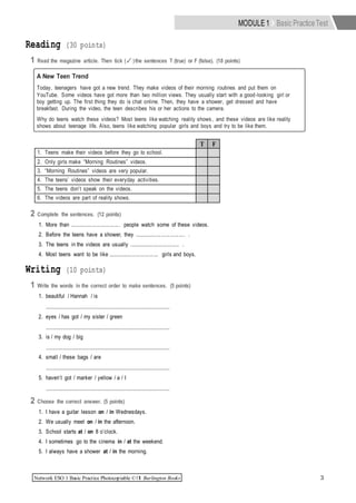 Network1 basic practicetests_module1 | DOC