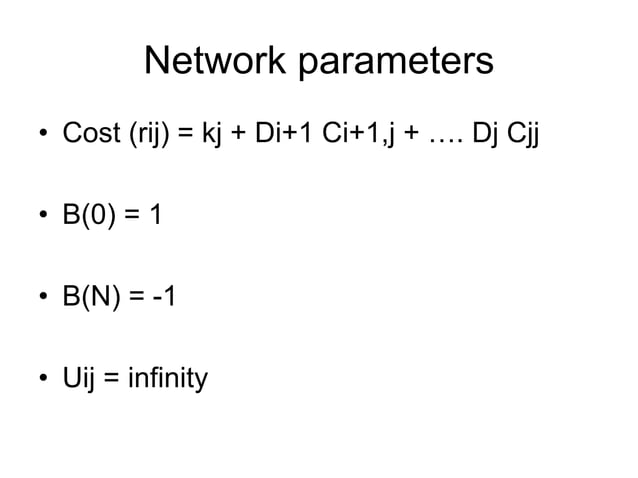 transportation network analysis lecture 5 | PPT