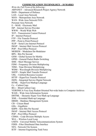computer Network Abbreviations in class XII.pdf