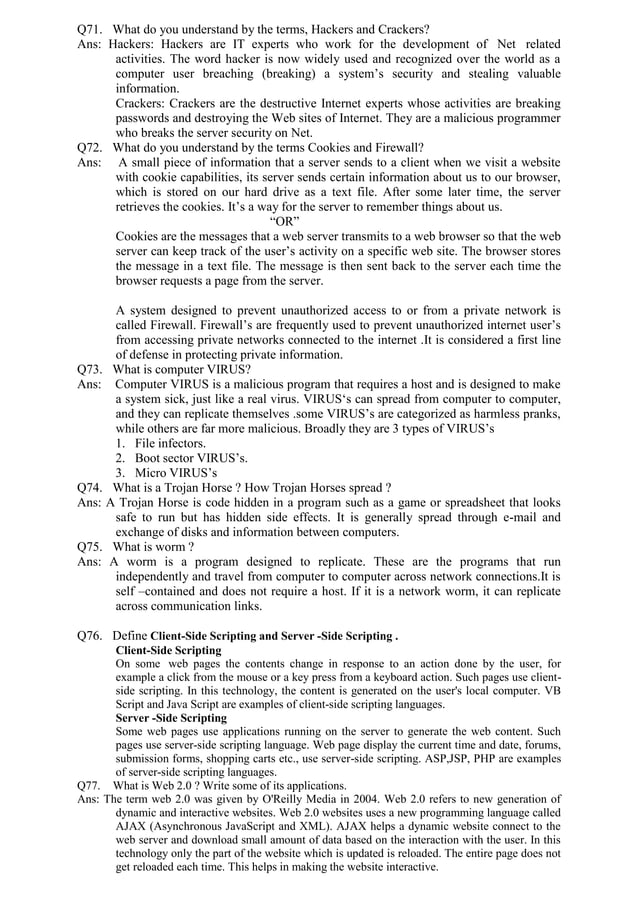 computer Network Abbreviations in class XII.pdf | Internet | Computing