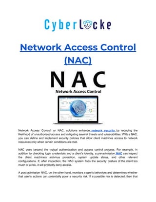 Network access control (nac) | PDF | Information and Network Security ...