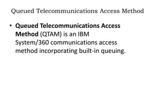 Network access methods | PPTX