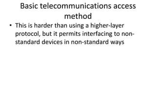Network access methods | PPTX