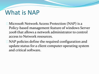 Network access protection ppt | PPTX