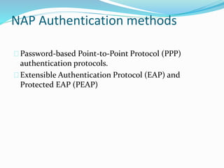 Network access protection ppt | PPTX