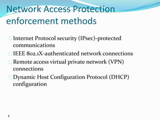Network access protection ppt | PPTX