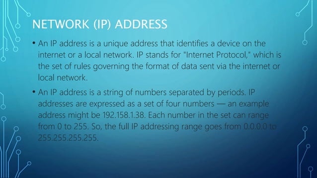 Network addresses.pptx