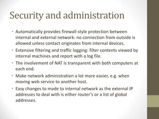 Network address translation | PPTX