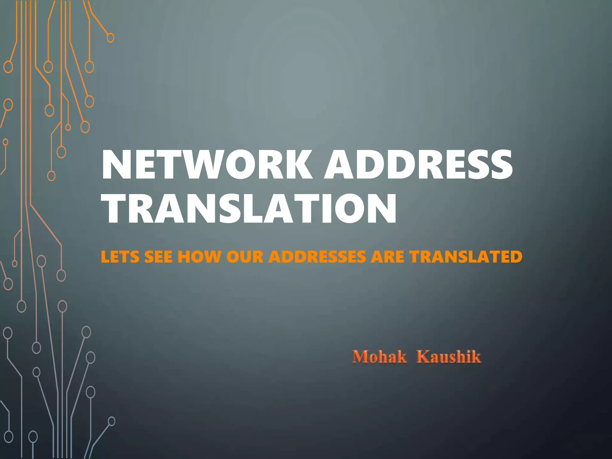 Network address translation | PPTX