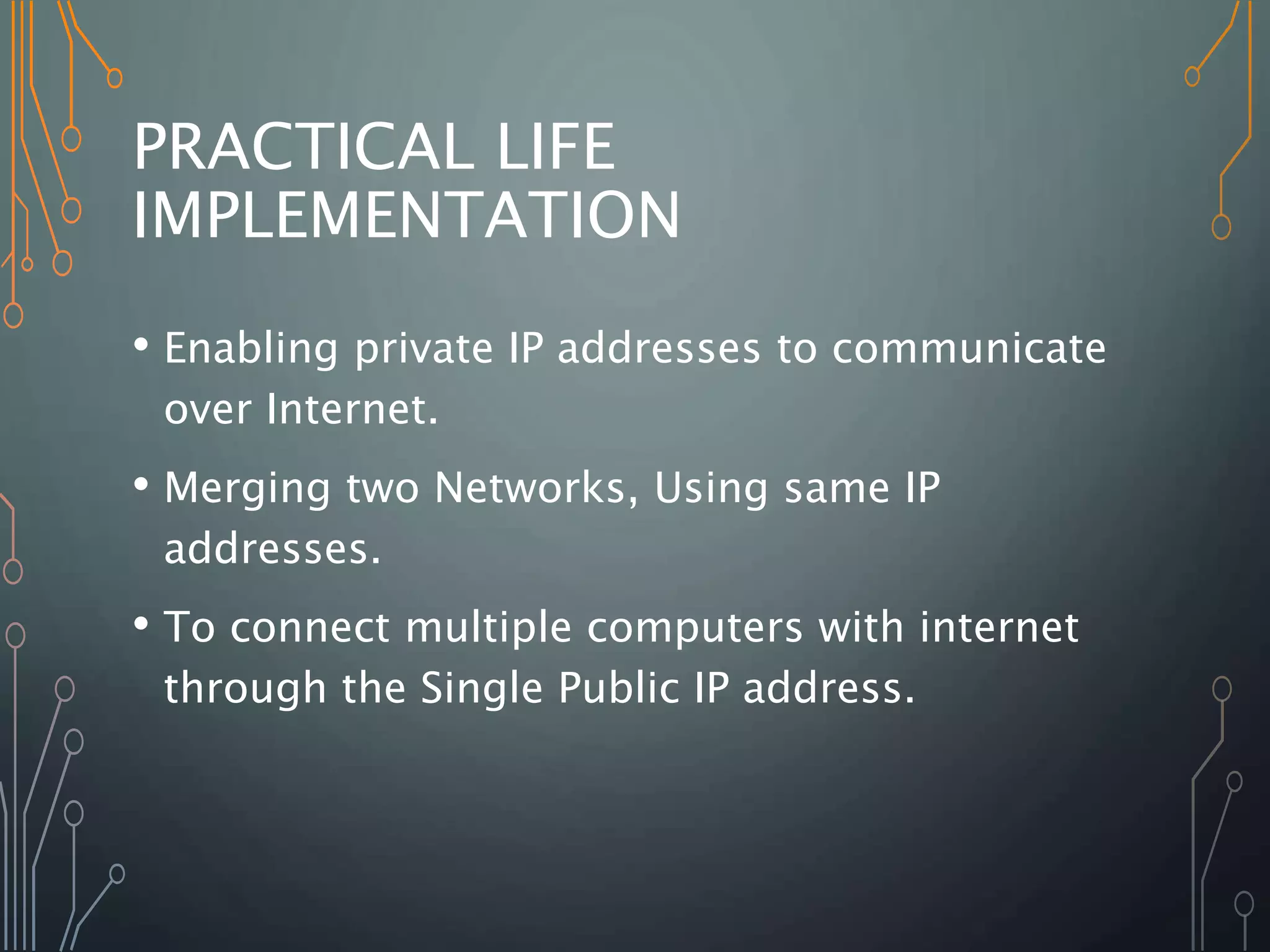 Network address translation | PPTX