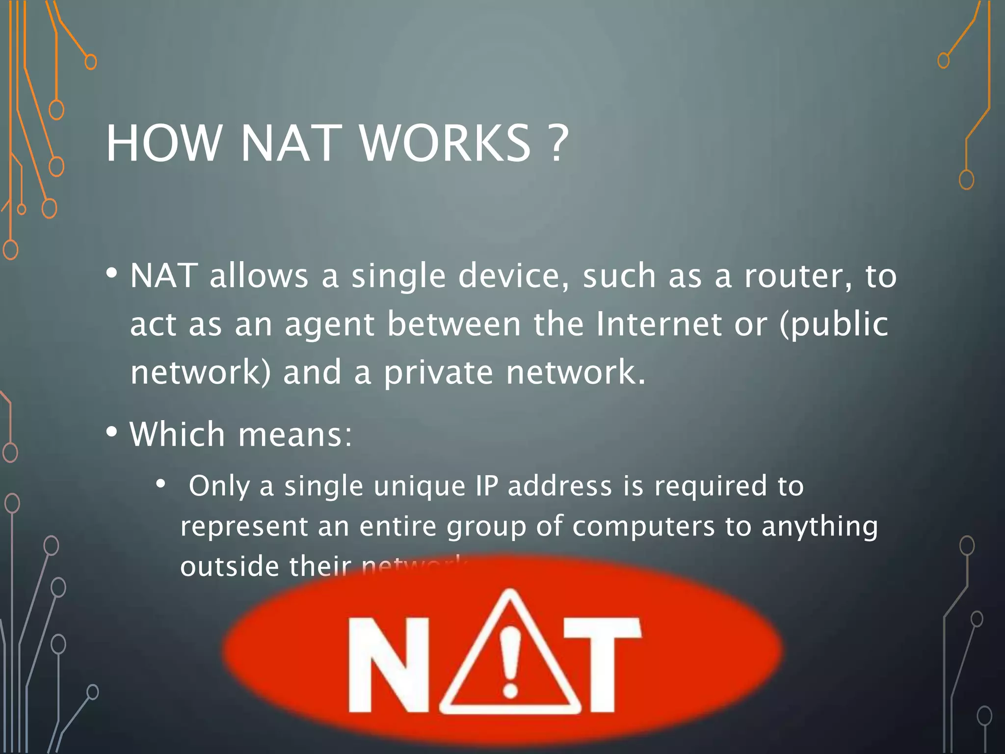 Network address translation | PPTX