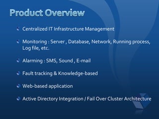 Network Monitoring & Alarming | PPT
