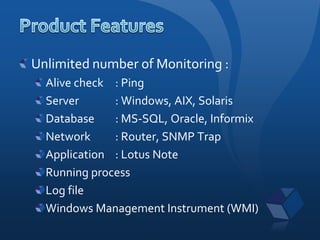 Network Monitoring & Alarming | PPT