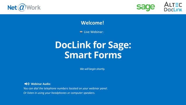 DocLink Document Management for Sage- Smart Form Toolkit | PPT