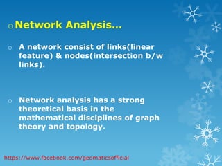 Network analysis and Geocoding. | PPTX | Computer Networking | Computing