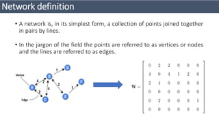 Network analysis | PPT