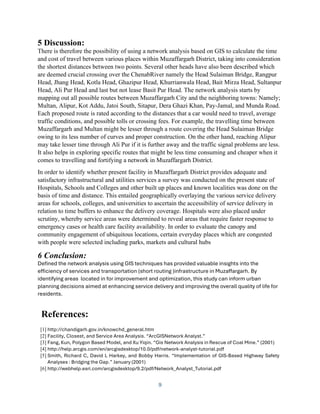 Network Analysis using GIS Techniques navigation network mapping for ...