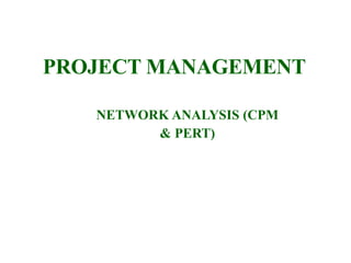Network analysis cpm module3 ppt | PPT