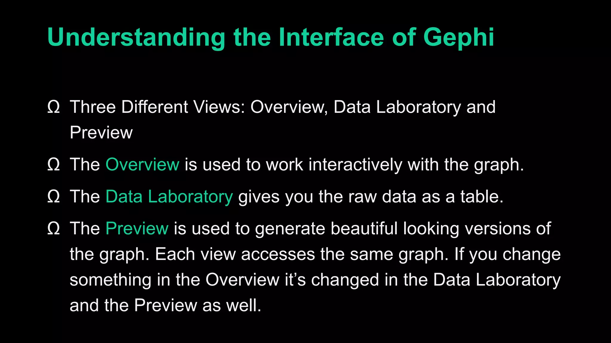 Introduction to Network Analysis in Gephi | PPTX