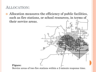Network analysis in gis | PPTX