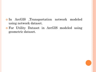 Network analysis in gis | PPTX