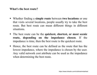 Network analysis in gis , part 1 introduction | PDF