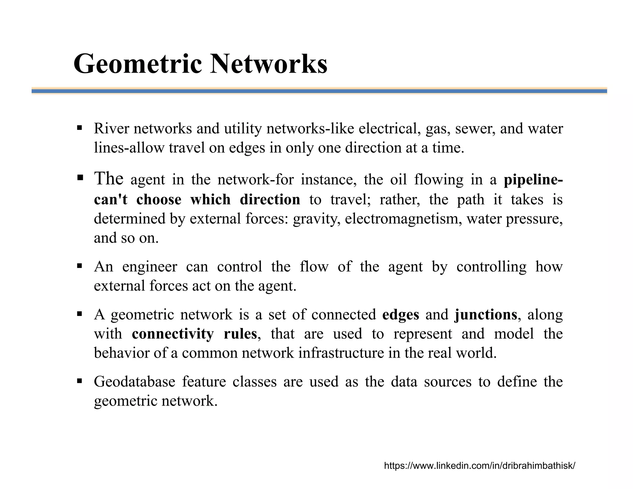Network analysis in gis , part 5 geometric network | PDF
