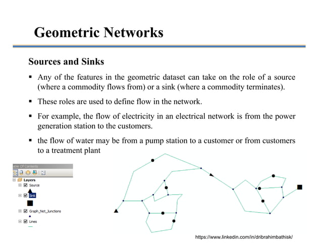 Network Analysis In Gis Part 5 Geometric Network Pdf Computer Networking Computing