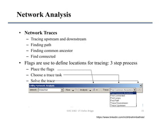 Network analysis in gis , part 5 geometric network | PDF