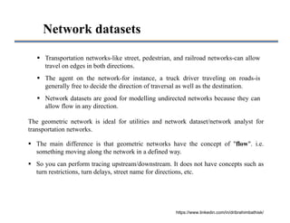 Network analysis in gis , part 5 geometric network | PDF