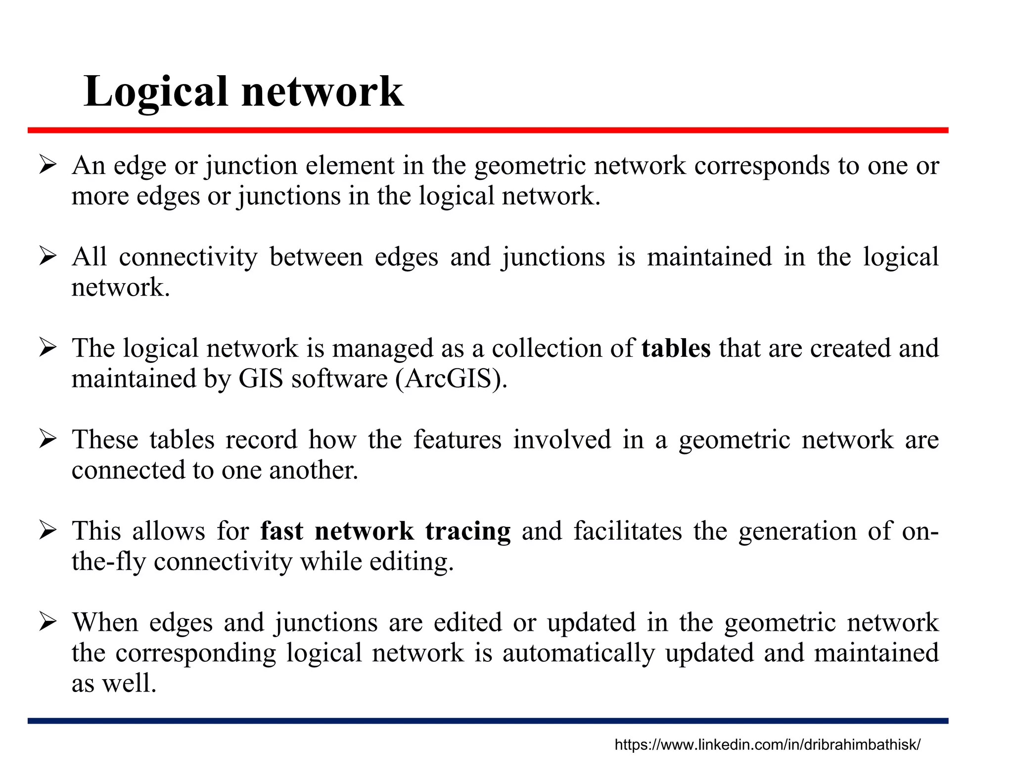 Network analysis in gis , part 6 logical network | PDF