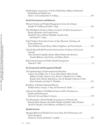 Network analysis in public health (2) | PDF