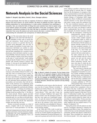 Network analysis in the social sciences | PDF