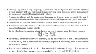 Network analysis of rf and microwave circuits | PPT
