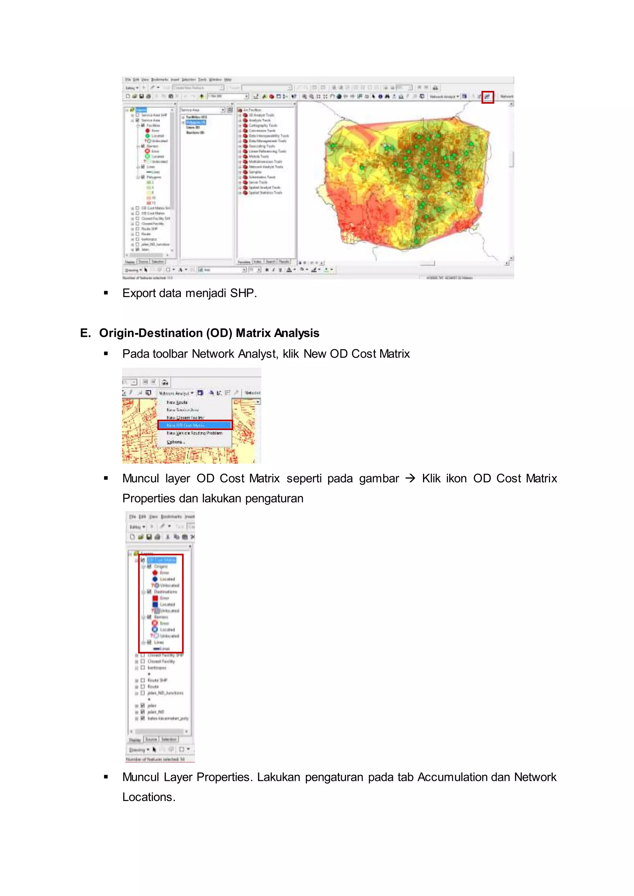 Network Analyst dalam Sistem Informasi Geografis | DOCX