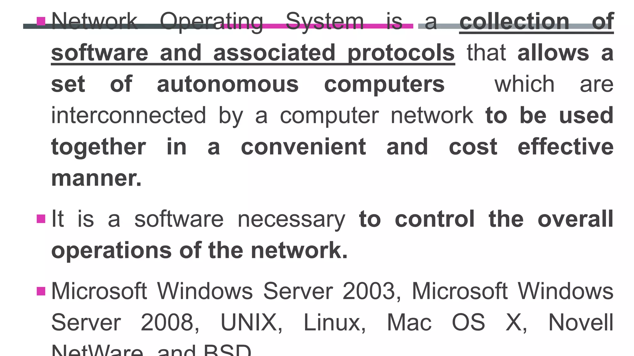 NETWORK AND DATABASE CONCEPTS UNIT 1 CHAPTER 2 MRS.SOWMYA JYOTHI | PPT