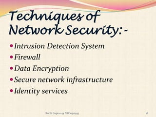 Network and network security | PPTX