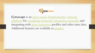 Network and pathway visualization tools | PPT | Free Download