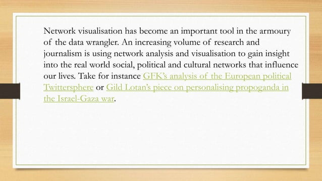 Network and pathway visualization tools | PPT