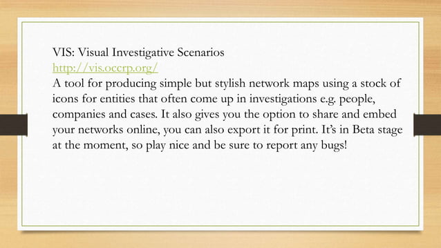 Network and pathway visualization tools | PPT