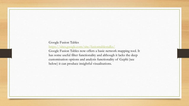 Network and pathway visualization tools | PPT