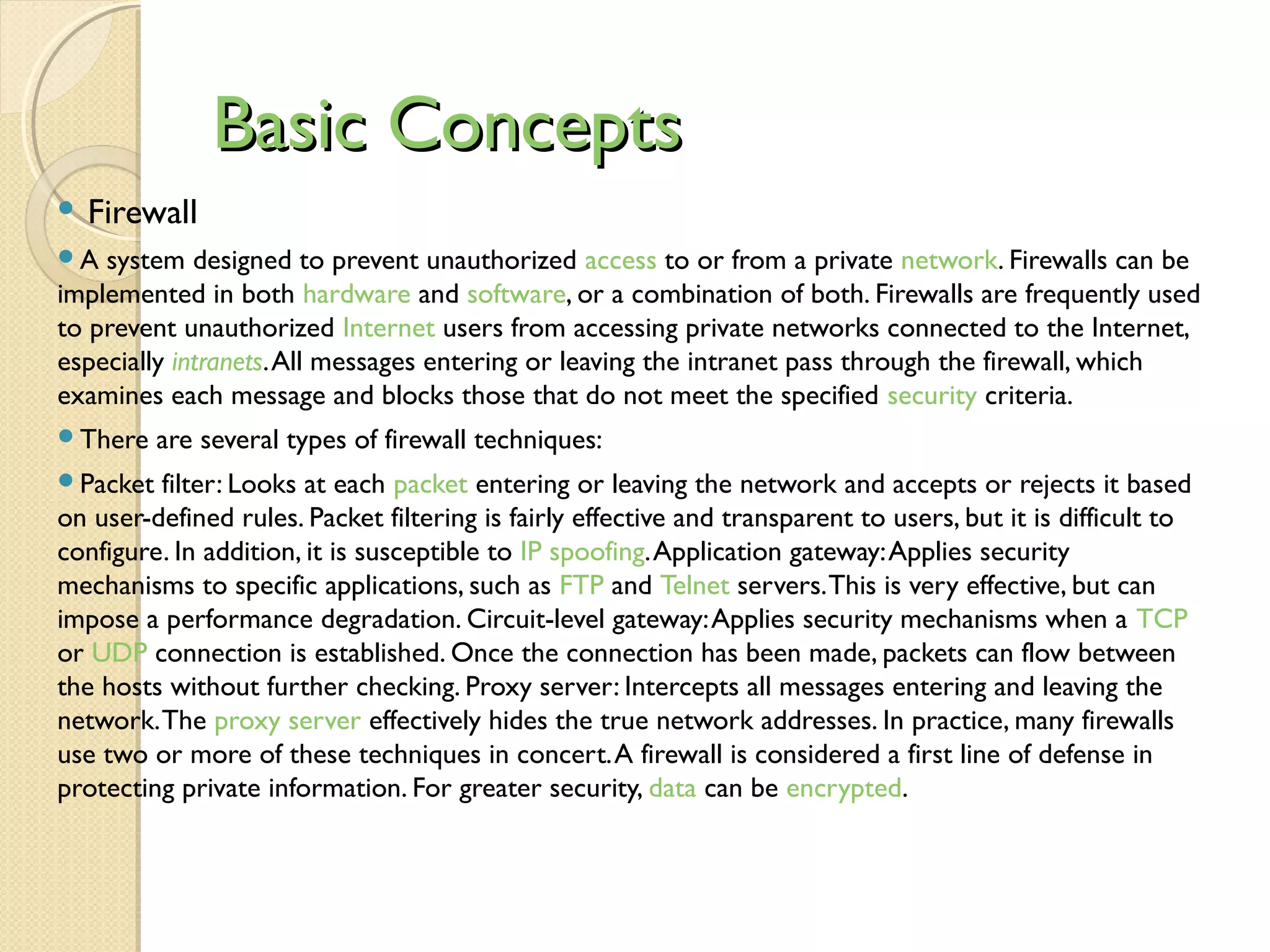 Network and security concepts | PPT