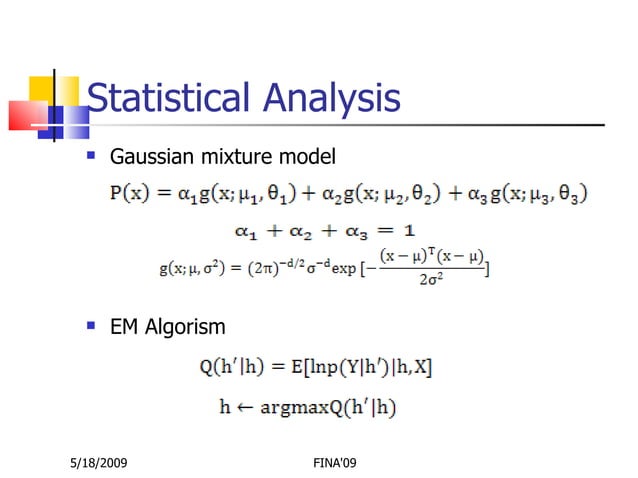 Network Anomaly Detection Based On Statistical Ppt